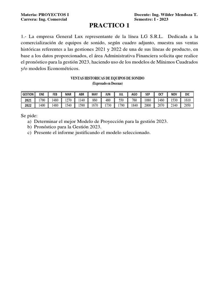 Actividad 2 Practico 1 Proyectos I G-I-23 Upds | PDF
