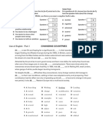 SPQ Gold Test Scoring Guide | PDF | Sound