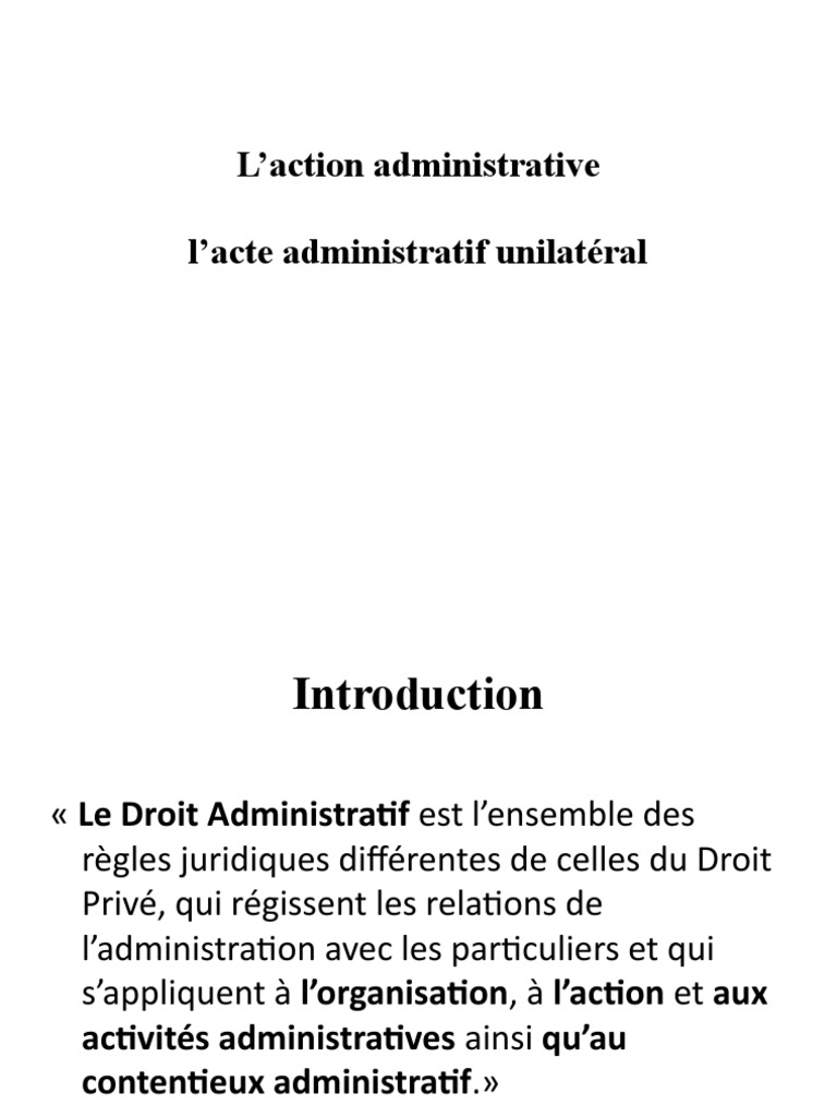 L'action Administrative - Copie | PDF | Directive (Union européenne ...
