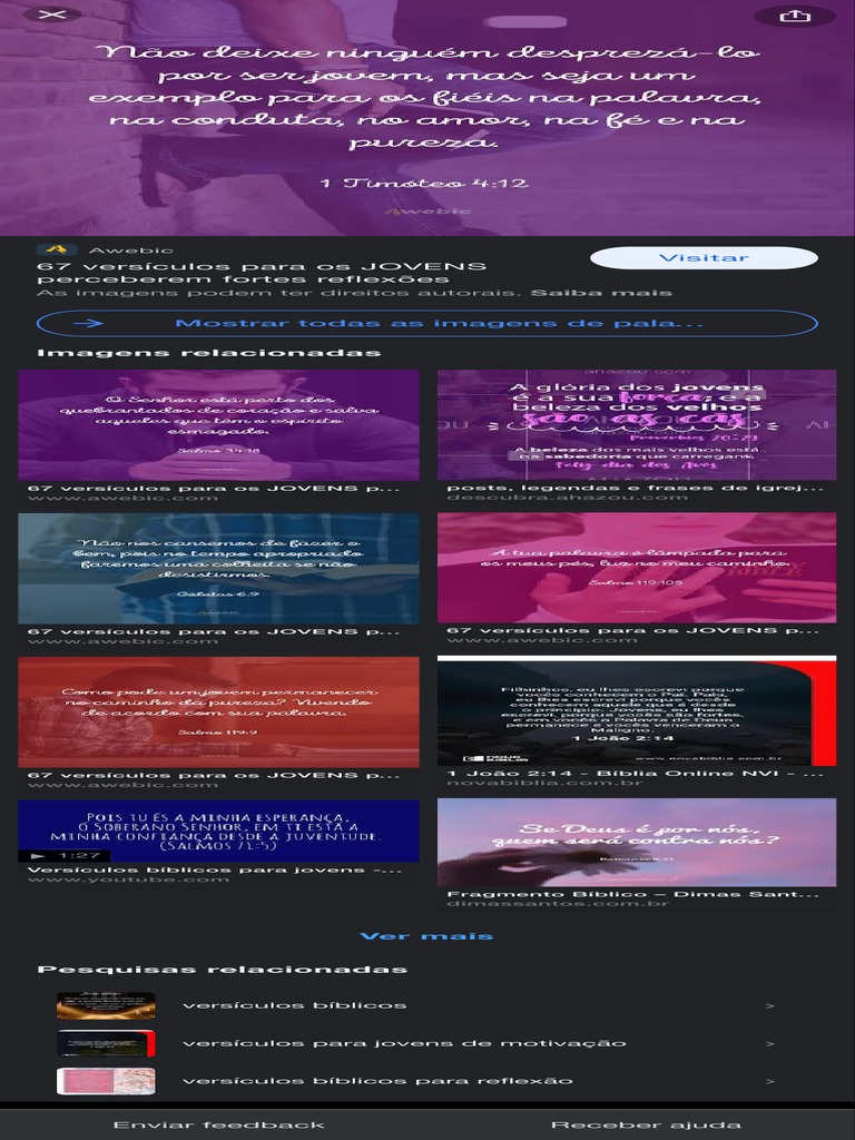 Palavra para Edificar Jovens - Pesquisa Google | PDF | Bíblia | Amor