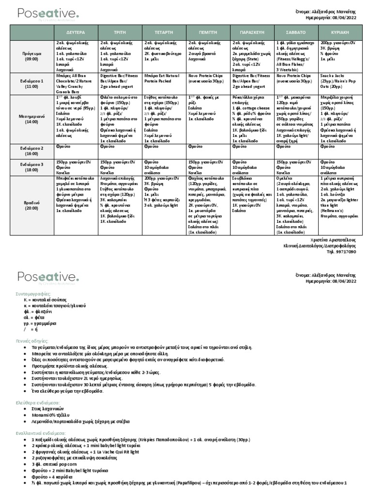 Diet Plan | PDF