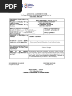 DSWD Form For Senior Citizen | PDF