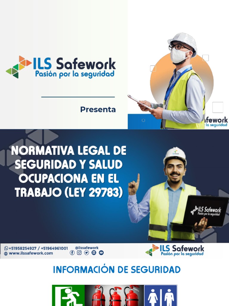 PPT SST LEY 29783 - ILS Safework 2022 | PDF | Seguridad y salud ocupacional | Derecho laboral