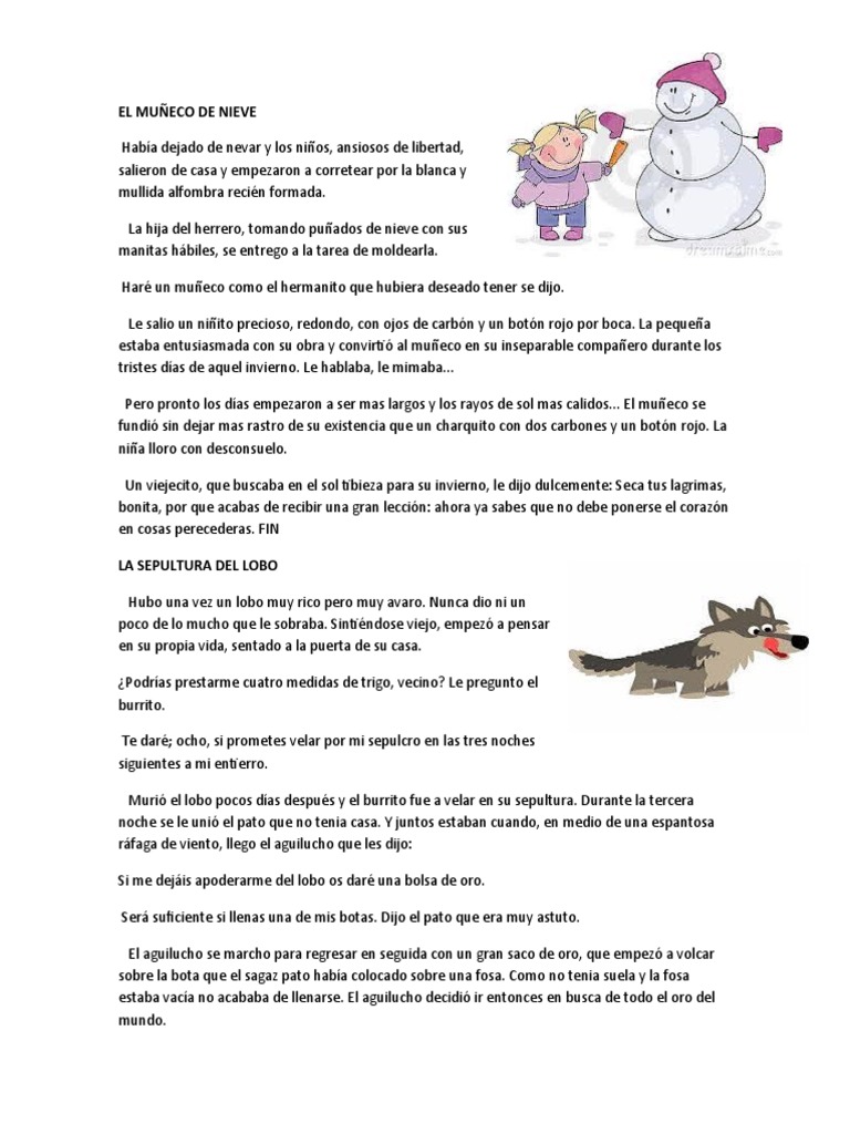EL MUÑECO DE NIEVE | PDF