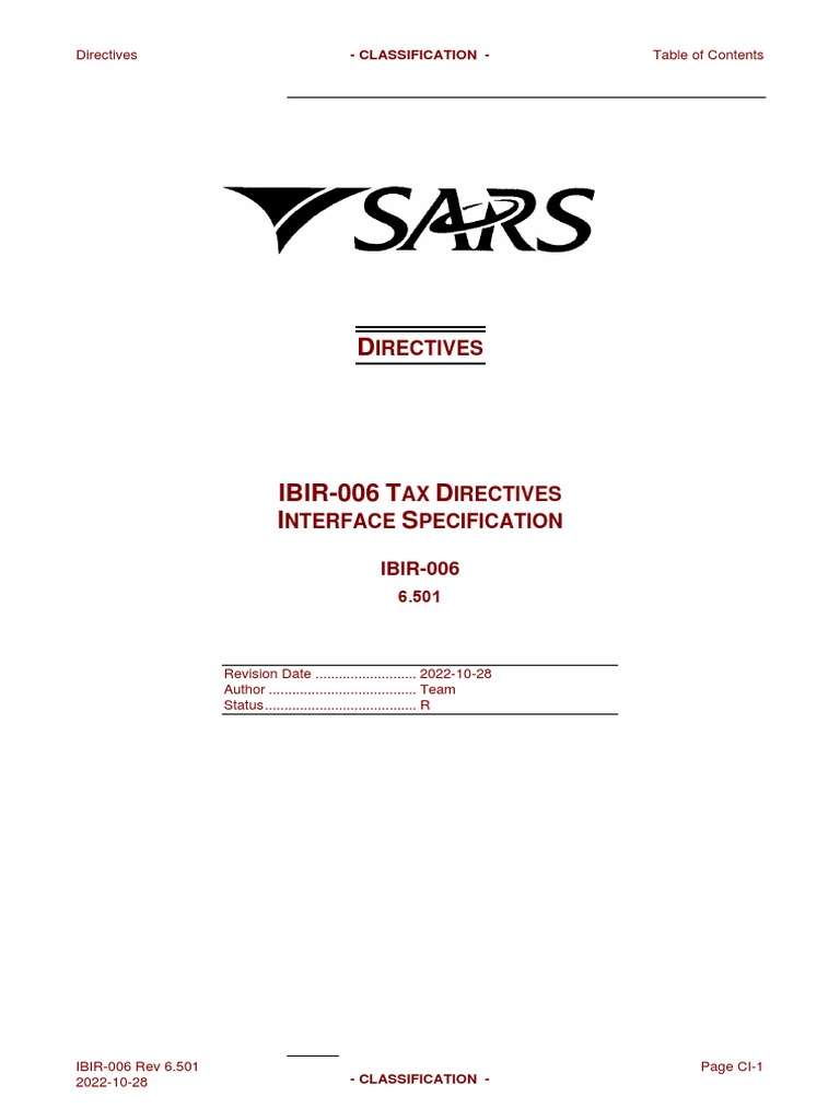 IBIR 006 Rev 6.501 PDF | PDF | Retirement | Taxes