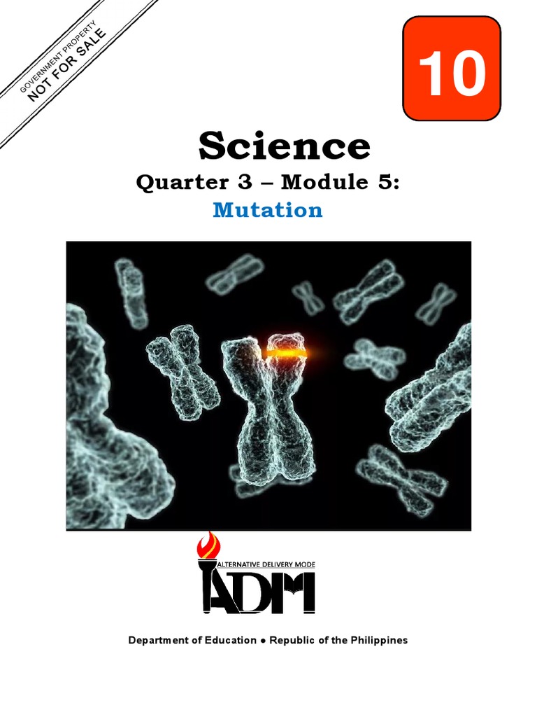 Science10 Q3 Ver4 Mod5 | Download Free PDF | Point Mutation | Mutation