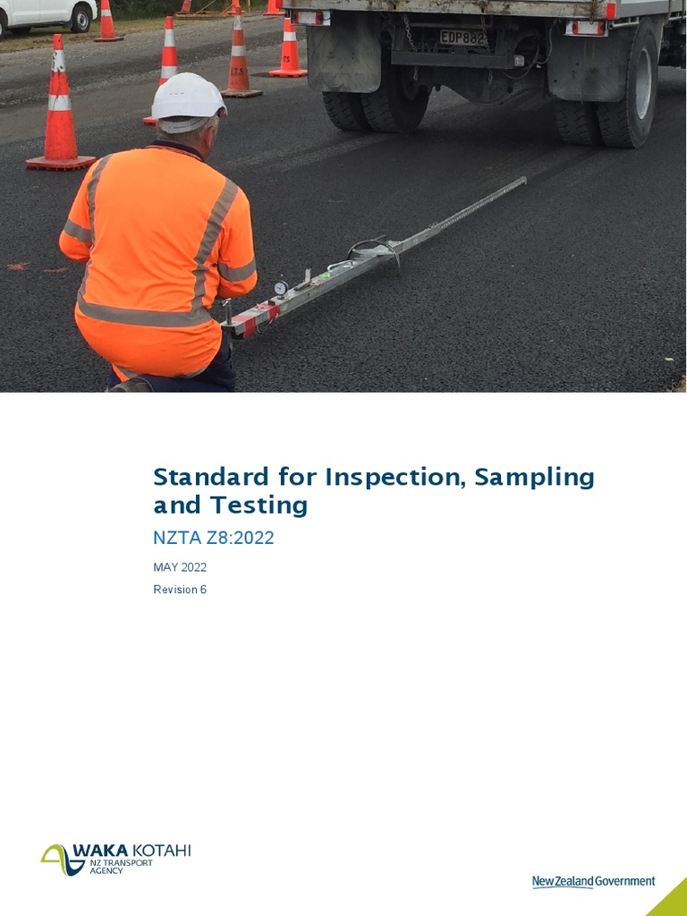 z8 Inspection Sampling and Testing PDF | PDF | Specification (Technical ...
