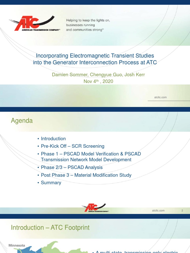 Generation - Incorporating Electromagnetic Transient Studies Into The ...