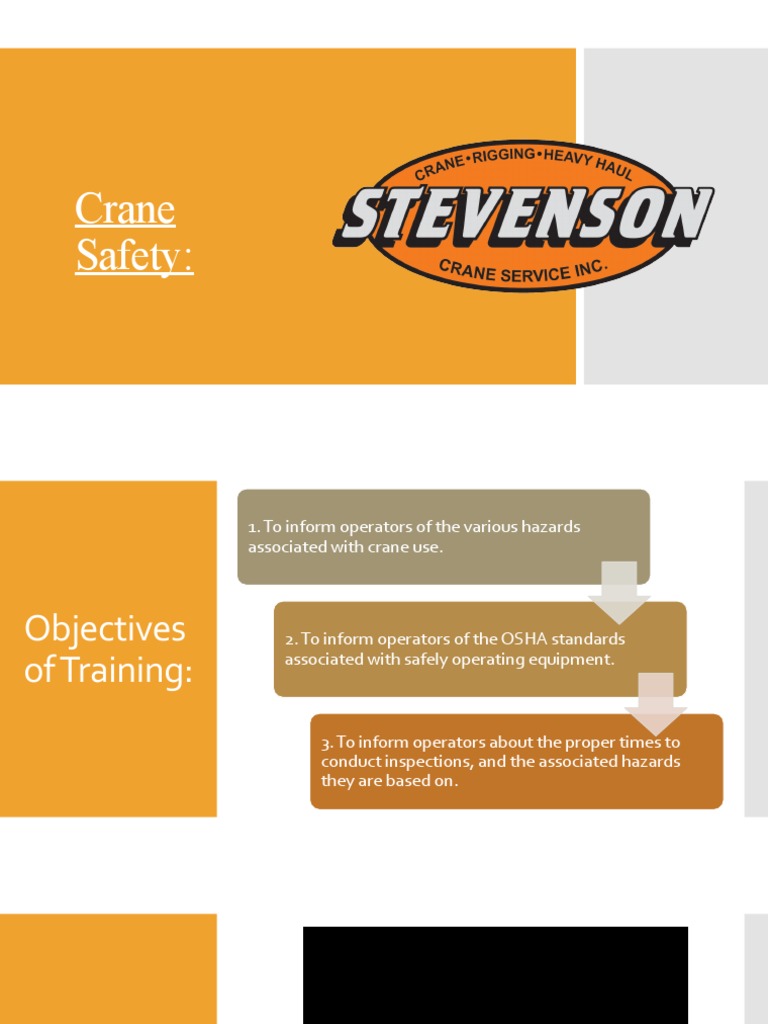 Crane Safety PowerPoint Presentation | PDF | Crane (Machine) | Safety