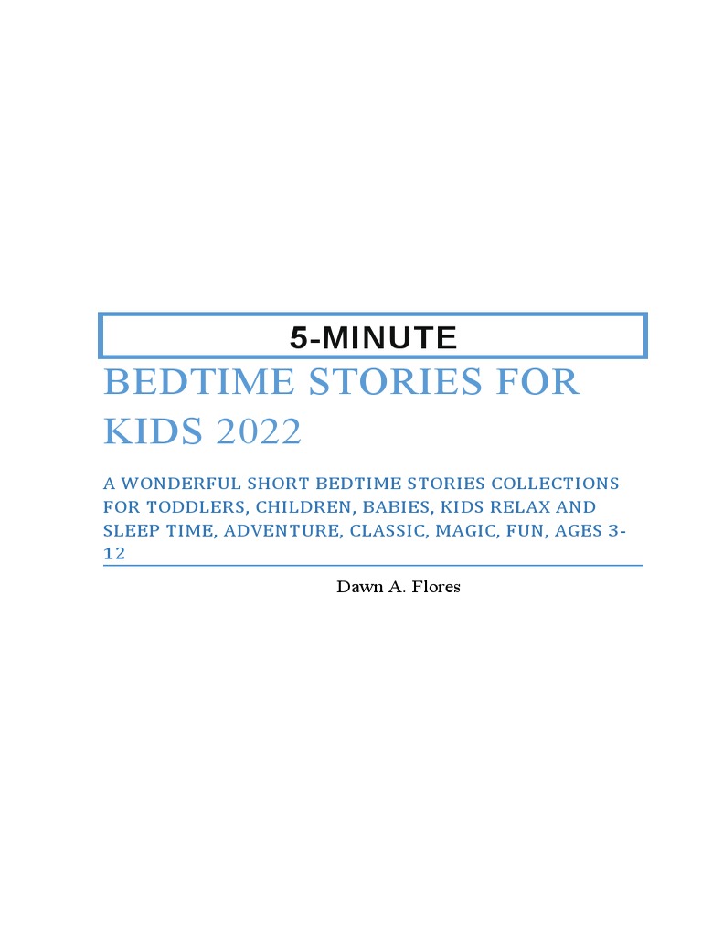 Bedtime Stories For Kids | PDF