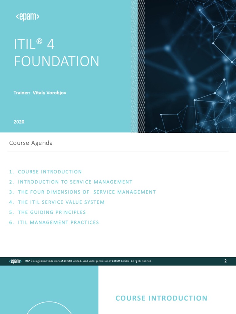ITIL® v.4 Foundation by Vitaly Vorobjov (ENG) PDF | PDF | It Service Management | Copyright