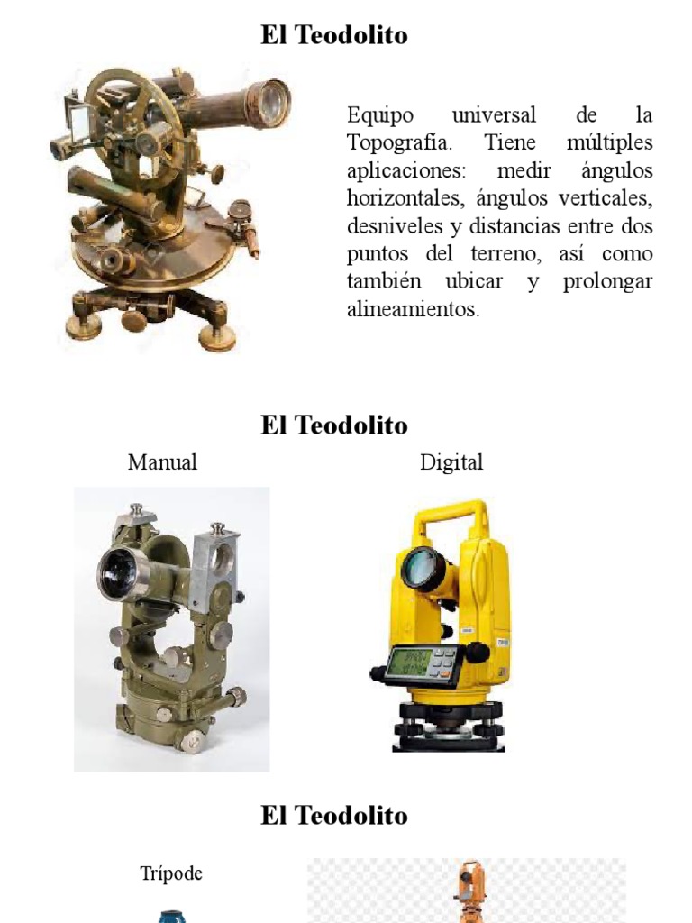 El Teodolito | PDF | Equipo