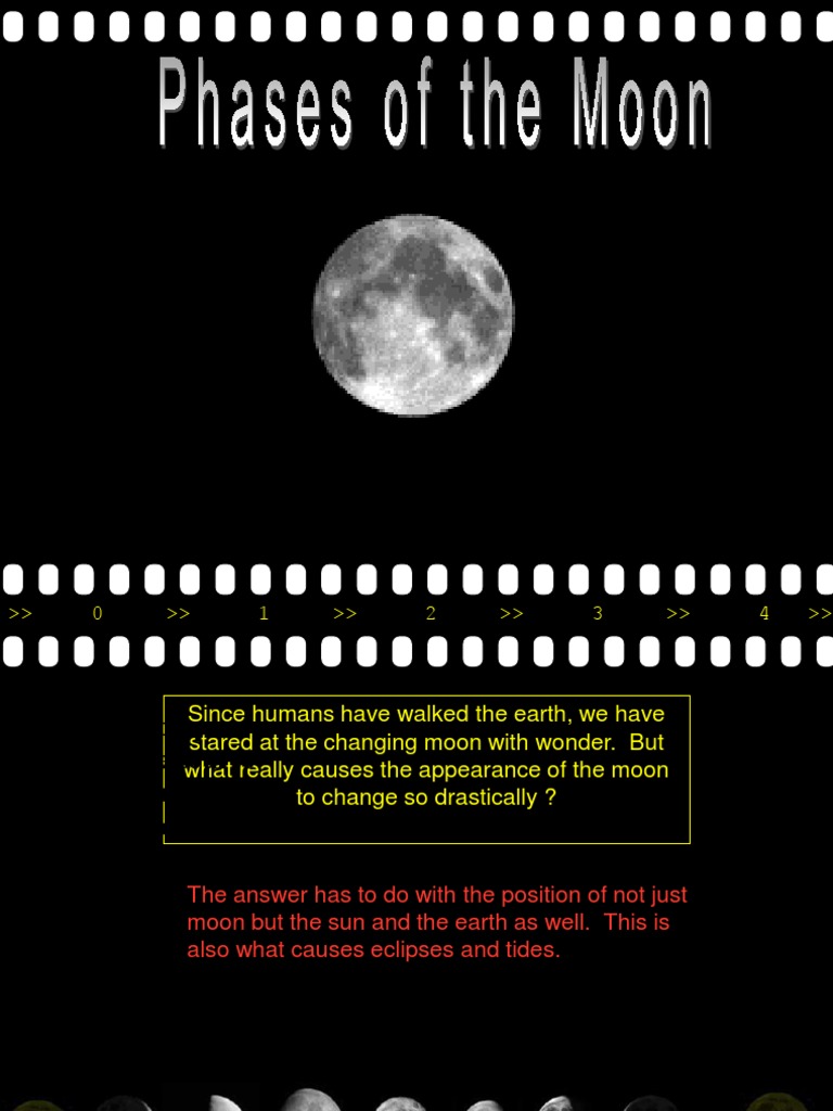 Phases of The Moon | PDF | Tide | Moon
