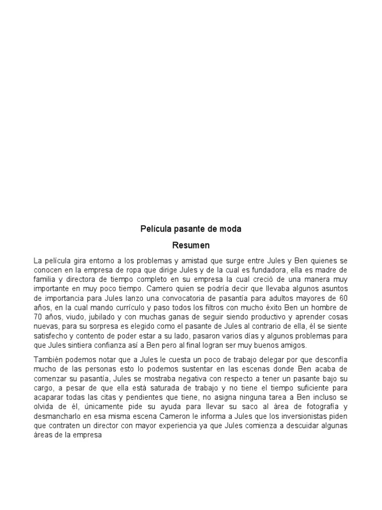 Analisis Pasante de Moda | PDF