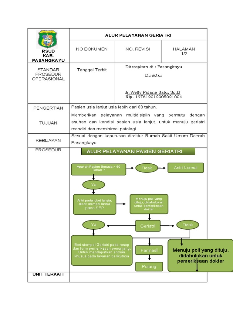 Spo Alur Pelayanan Geriatri - 103646 | PDF
