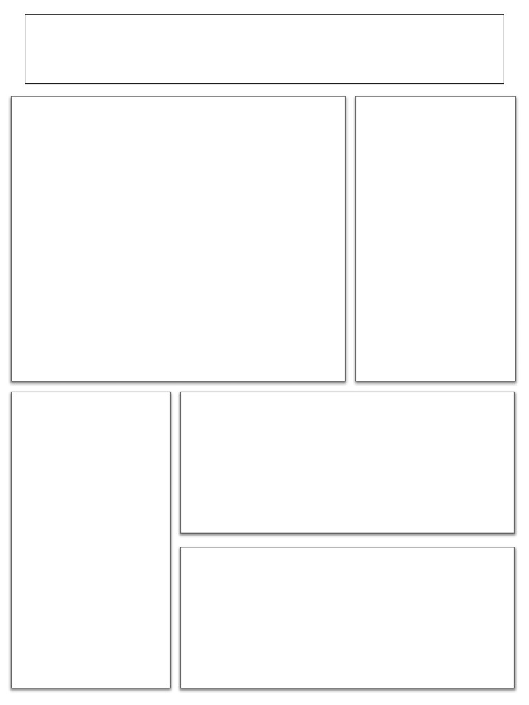 Comic Strips Vertical Format (Click File and Make A Copy) | PDF