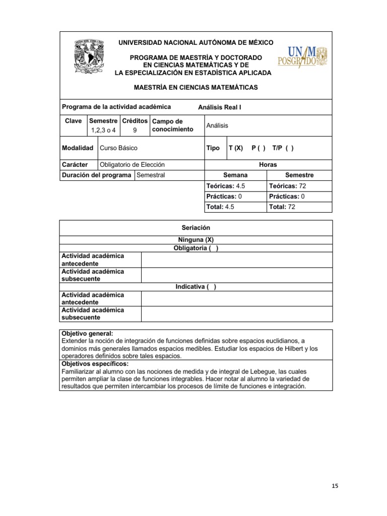 Analisis Real I - 0 | PDF | Integral | Análisis matemático