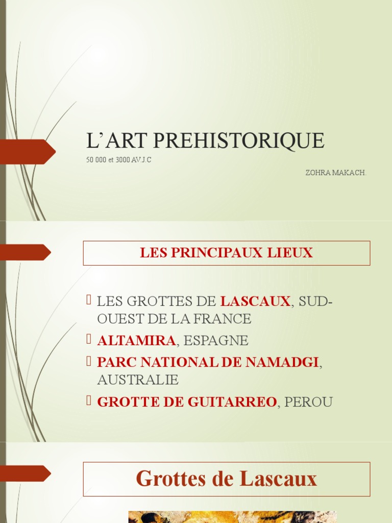 L'art Prehistorique | PDF
