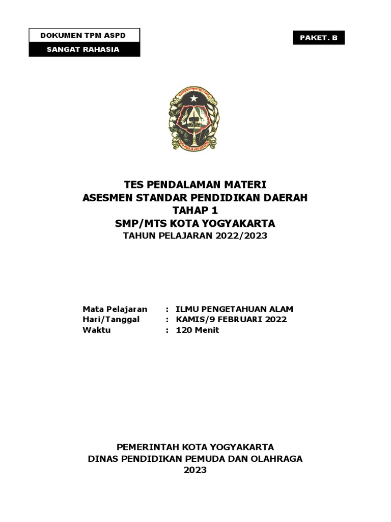 Ipa - B TPM 1 PDF | PDF