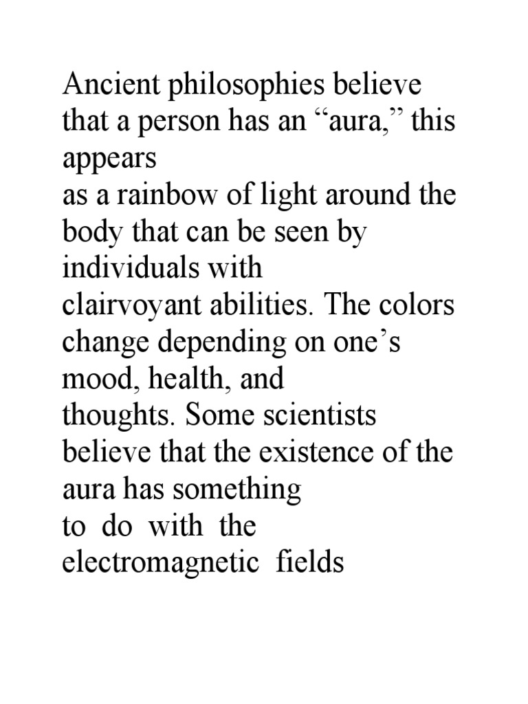 Activity Transition | Download Free PDF | Aura (Paranormal) | Cognitive ...