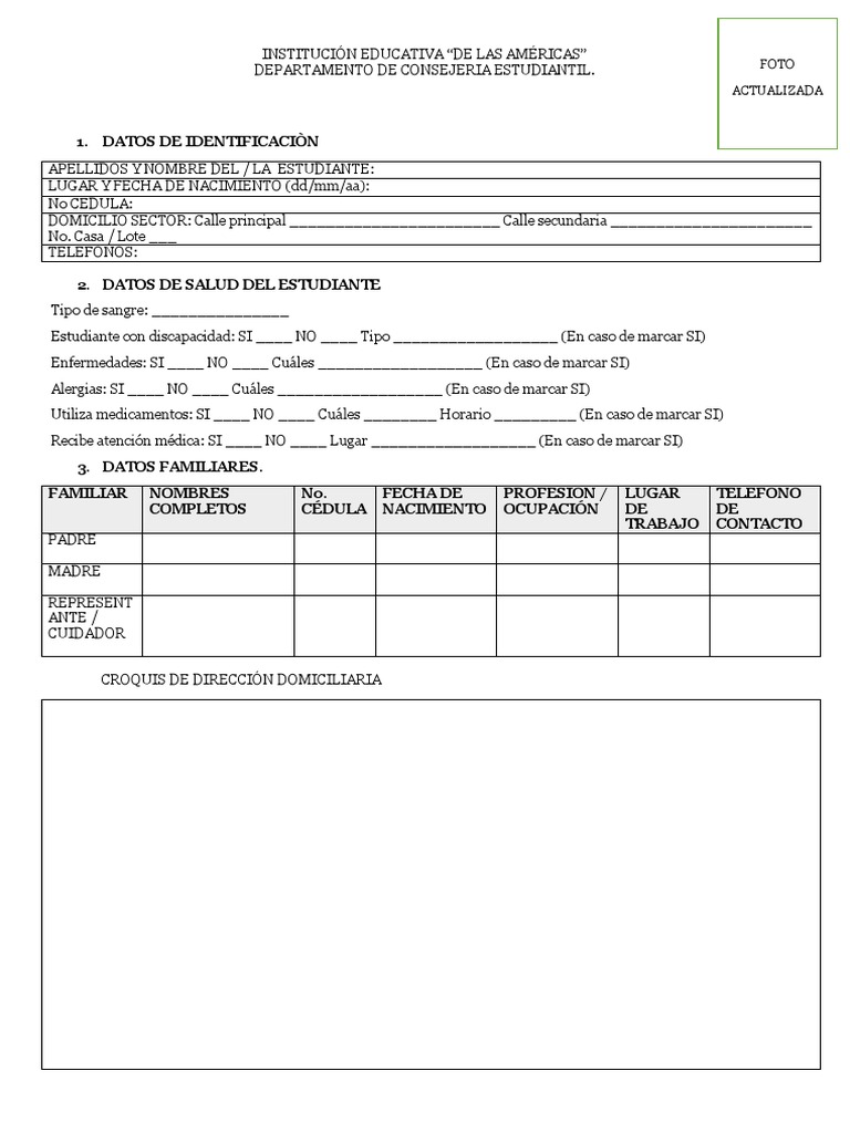 Ficha Dece PDF | PDF