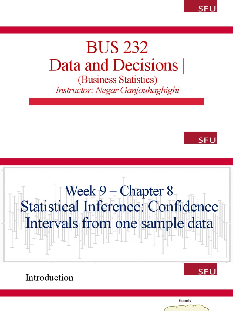 Week 9 | PDF | Standard Deviation | Sample Size Determination