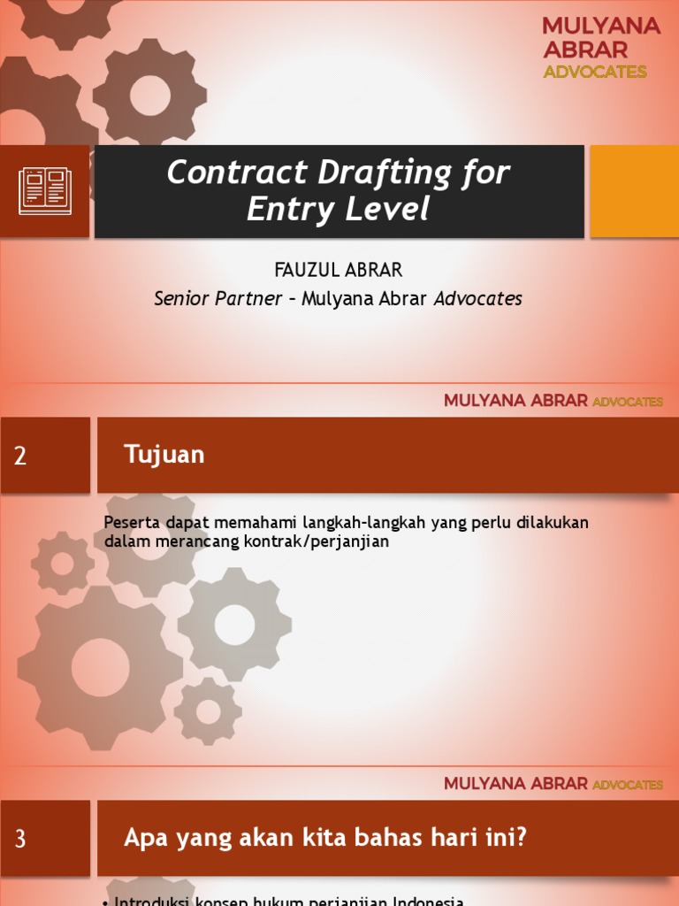 Contract Drafting For Entry Level ET Asia - Fauzul Abrar - 08052020 | PDF