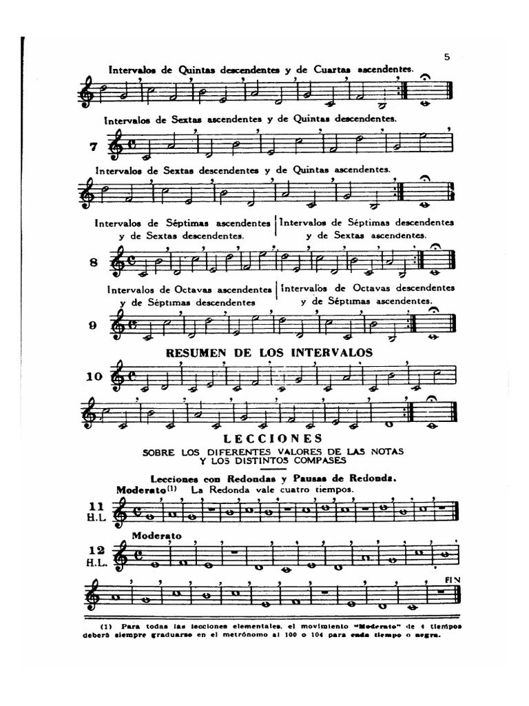 Solfeo de Los Solfeos 8 A 15 PG PDF | PDF