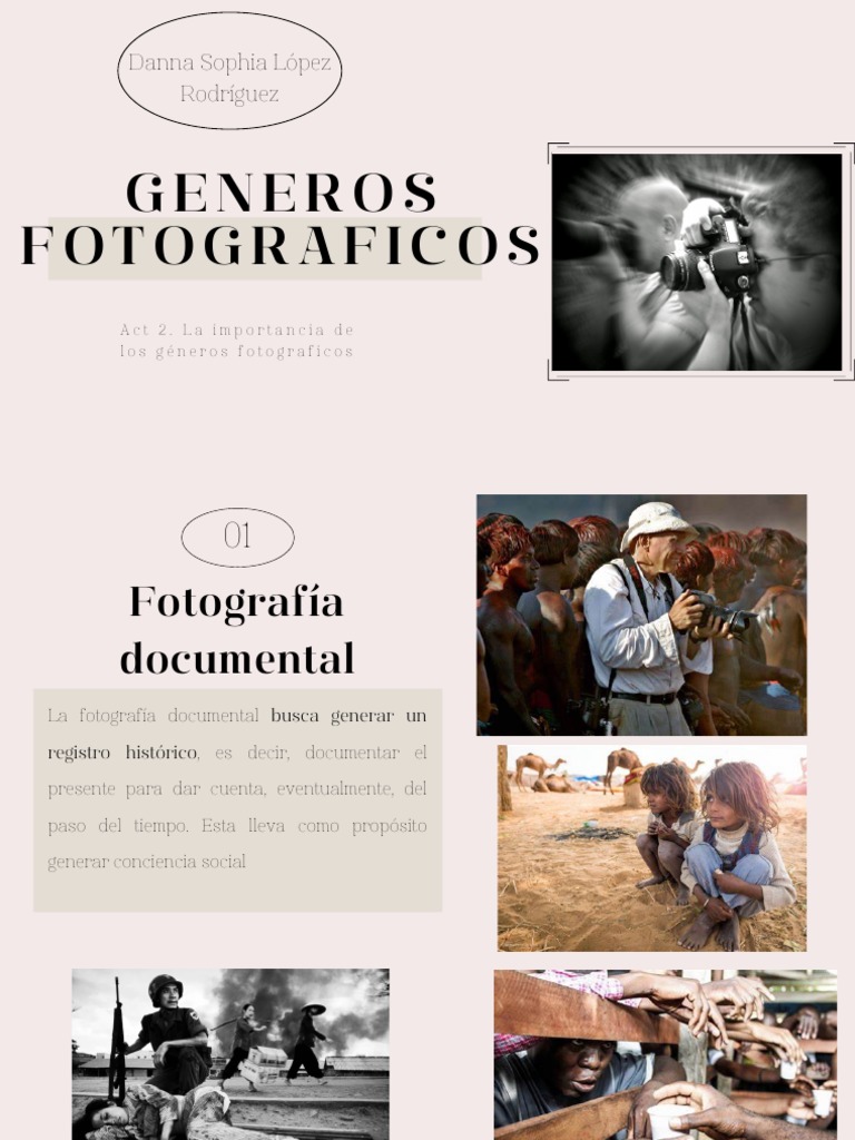 Géneros Fotográficos y su Importancia | PDF