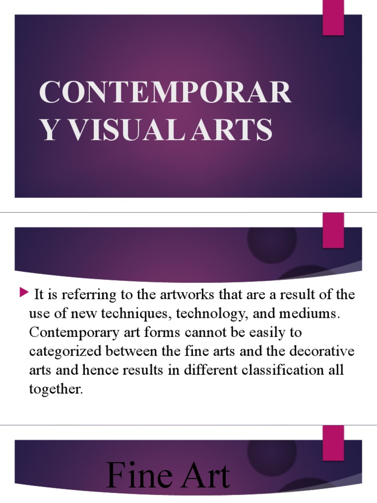 Contemporary Visual Arts | PDF | Paintings | Fine Art