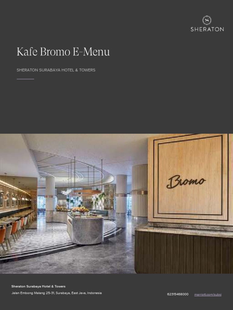 Kafe Bromo e Menu PDF | Download Free PDF | Indonesian Cuisine | Hamburgers
