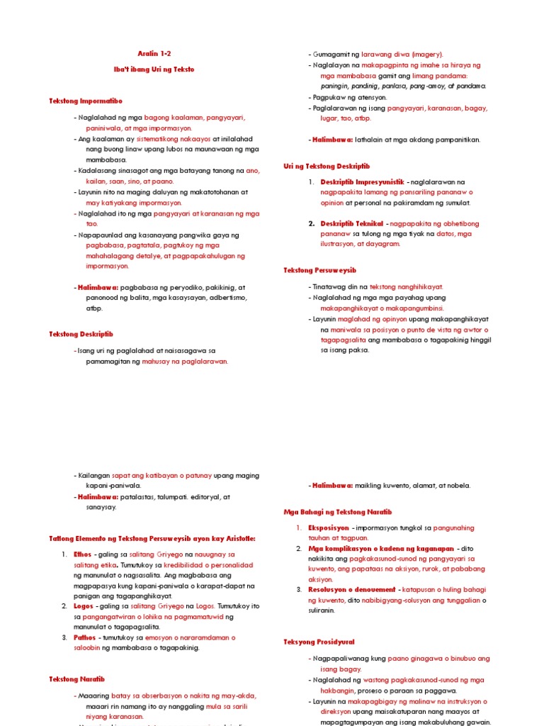 PPITTP Aralin 1 4 | PDF