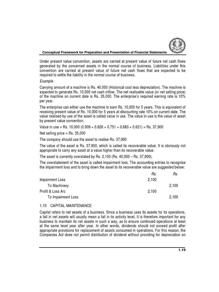 Advanced Accounting - CAPITAL MAINTENANCE | PDF | Historical Cost ...