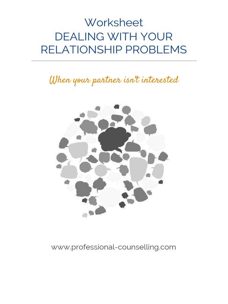 Worksheet Overcoming Relationship Problems PDF | PDF | Psychology