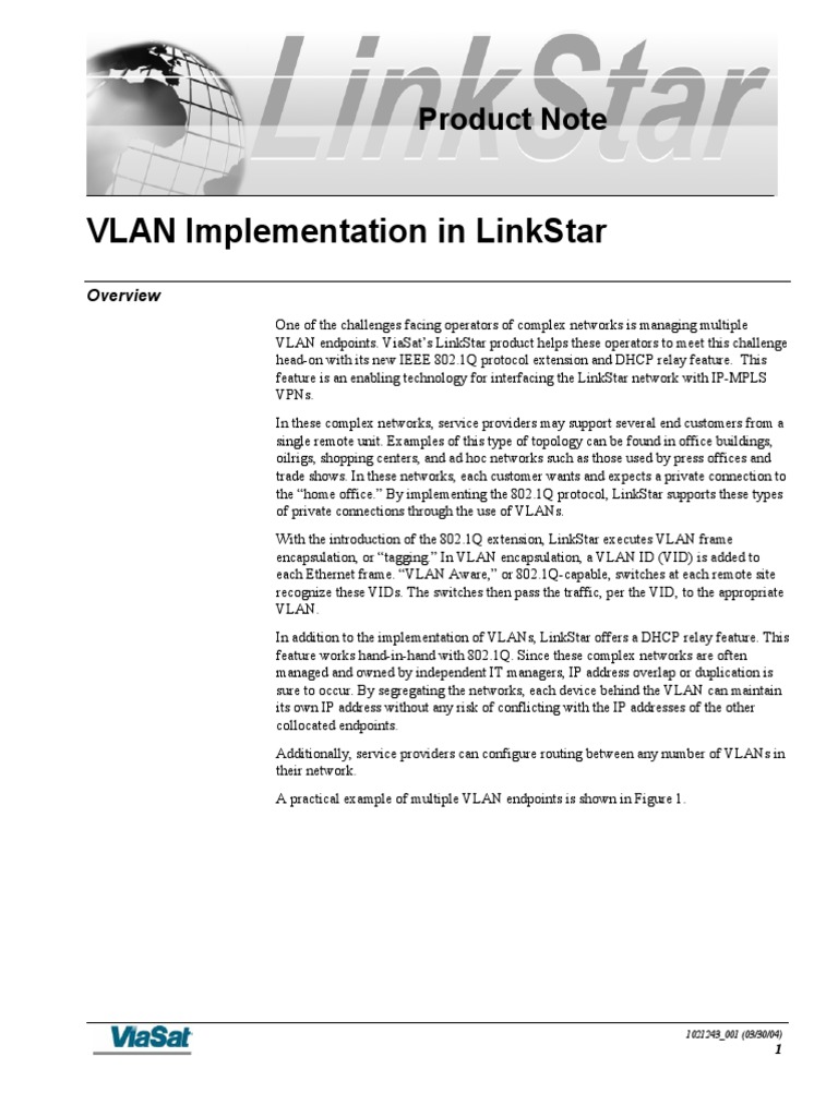 001 Vlan Linkstar | PDF | Virtual Private Network | Router (Computing)