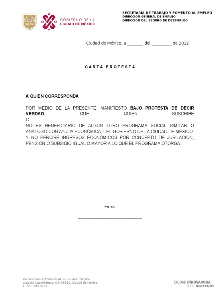 Formato Carta Adip | PDF