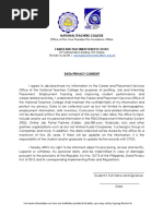 Data Privacy Consent Form for Survey | PDF