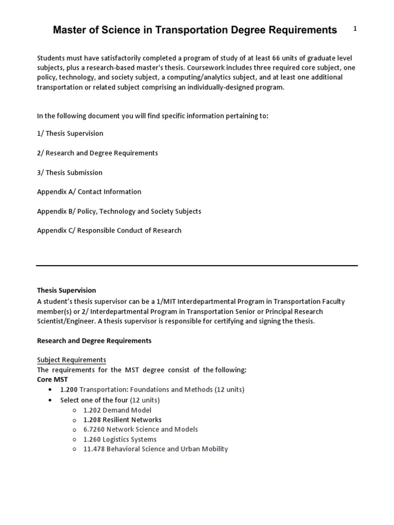 MST Guide August-2022 | PDF | Postgraduate Education | Thesis