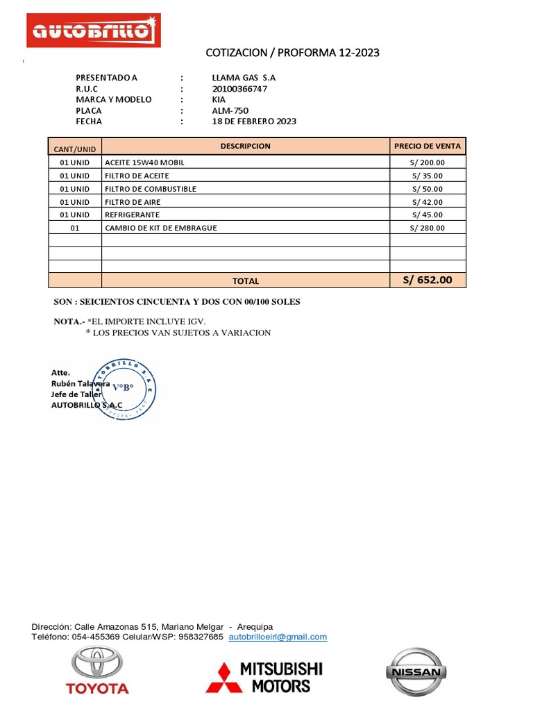 Coti | PDF | Bienes manufacturados | Tecnologías automotrices