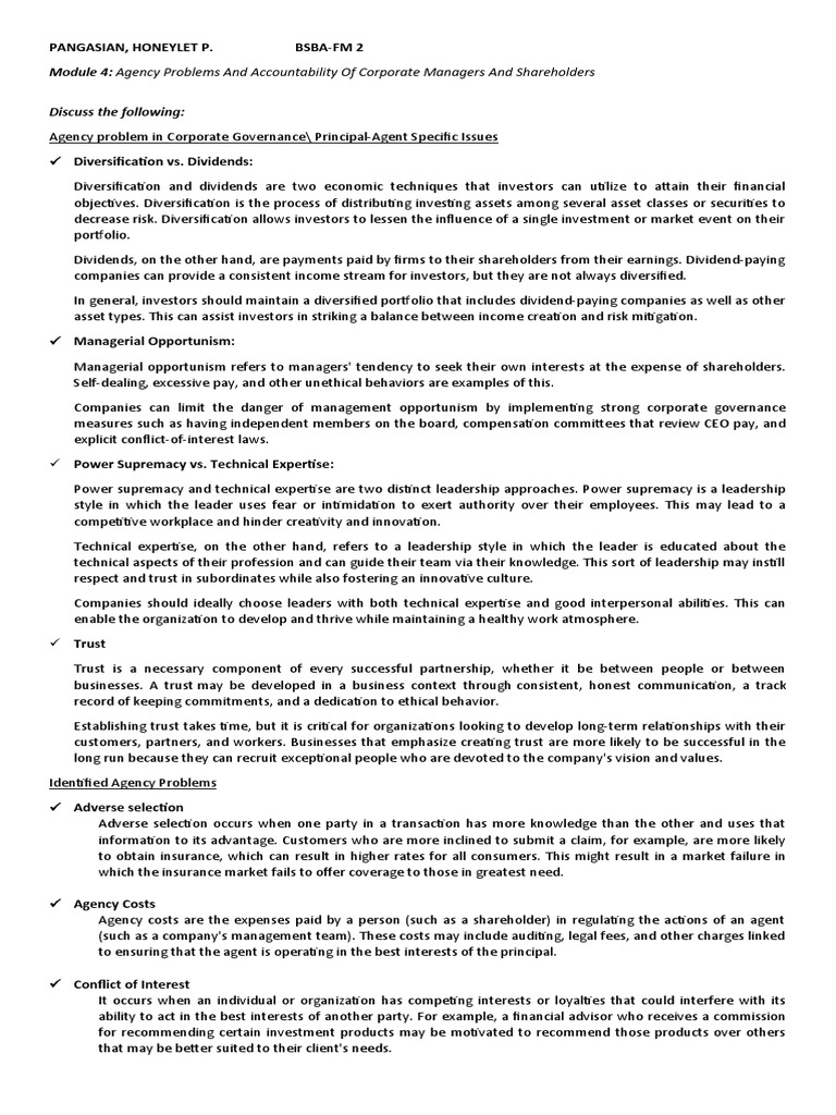 Ba 224 Module 4 | PDF | Takeover | Stocks