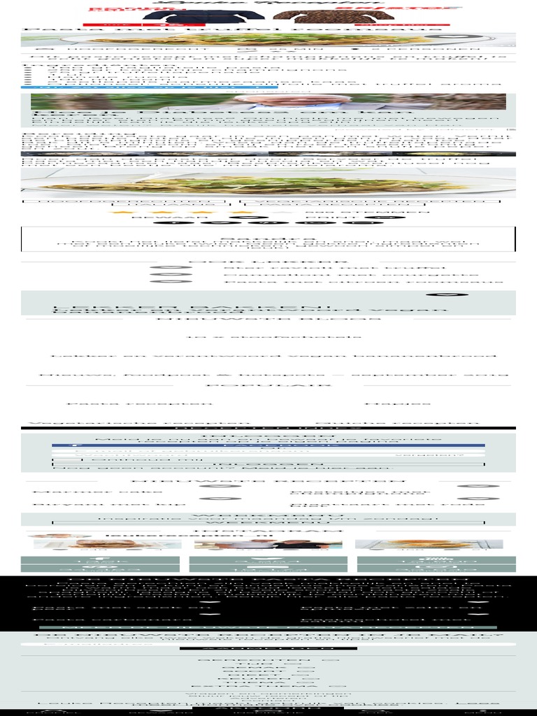 Pasta Met Truffel Roomsaus - Leuke Recepten PDF | PDF
