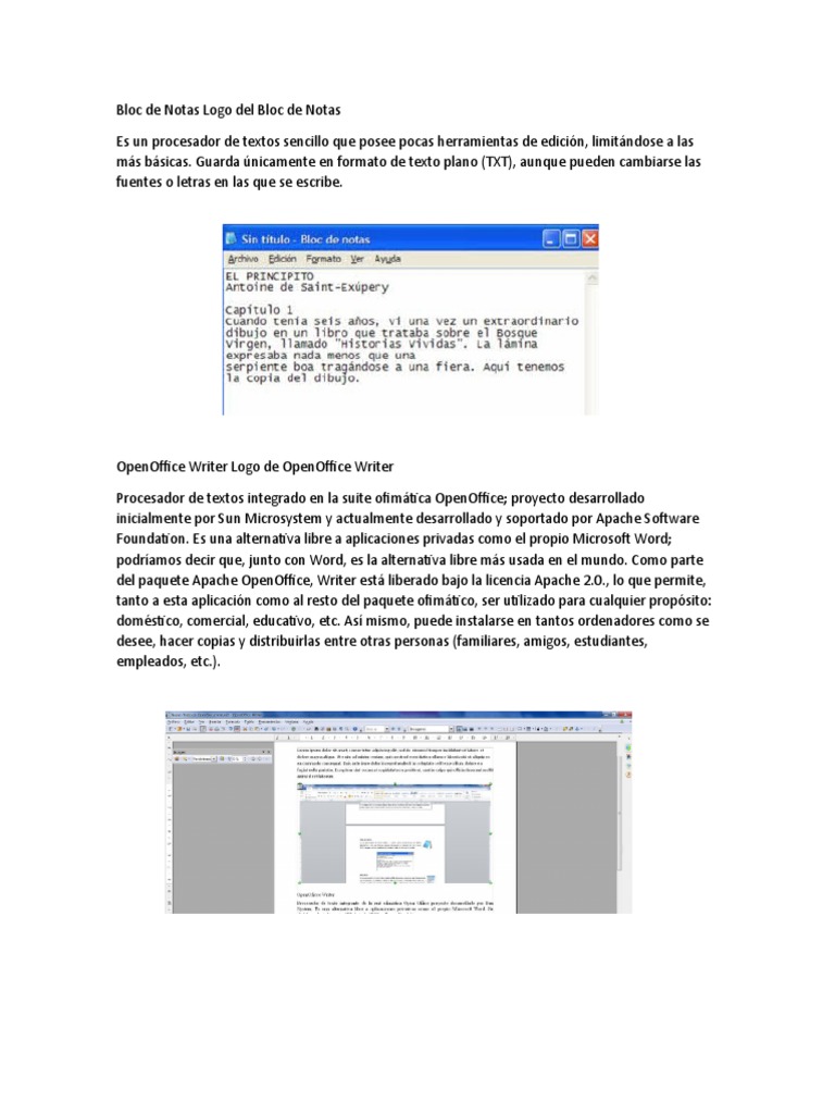 Bloc de Notas Logo Del Bloc de Notas | PDF | Microsoft Word ...
