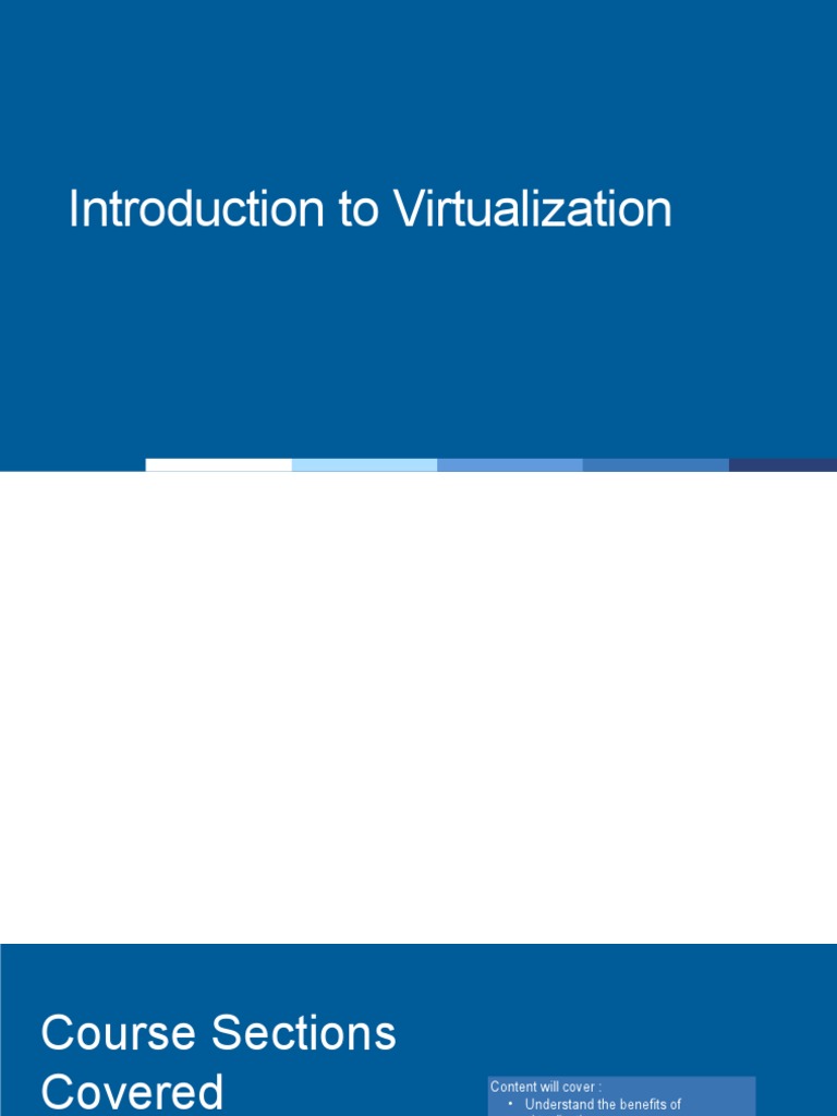 NDG Introduction To Virtualization Web | PDF | Virtualization | Virtual ...
