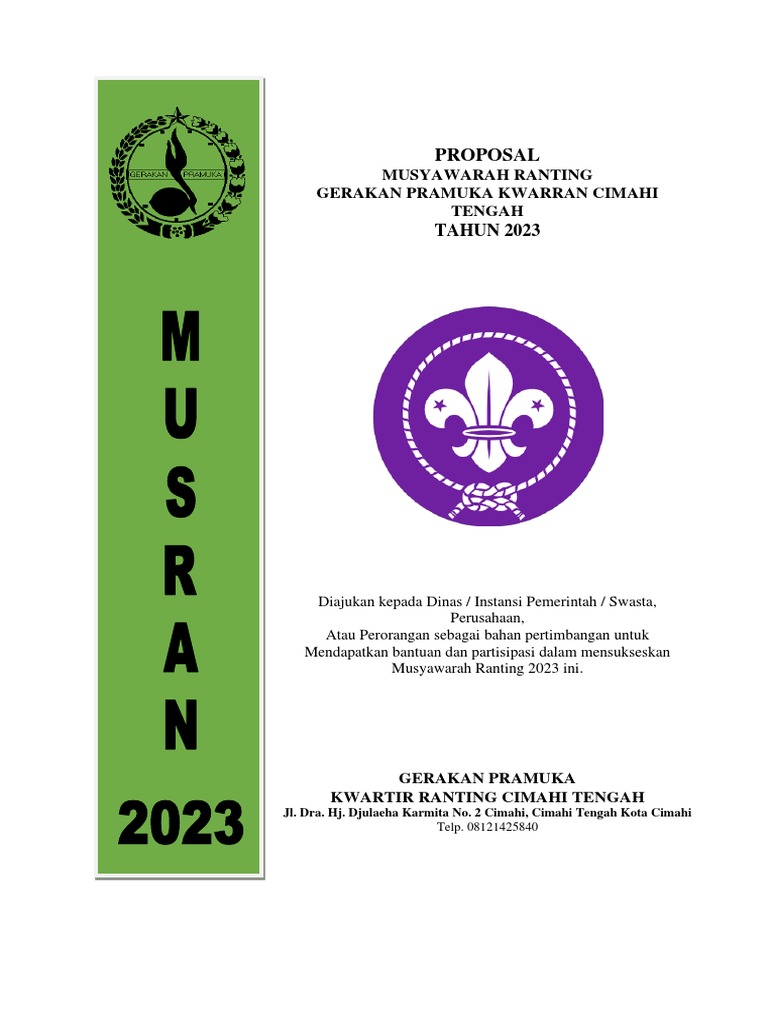 PROPOSAL MUSRAN 2023 Ok | PDF