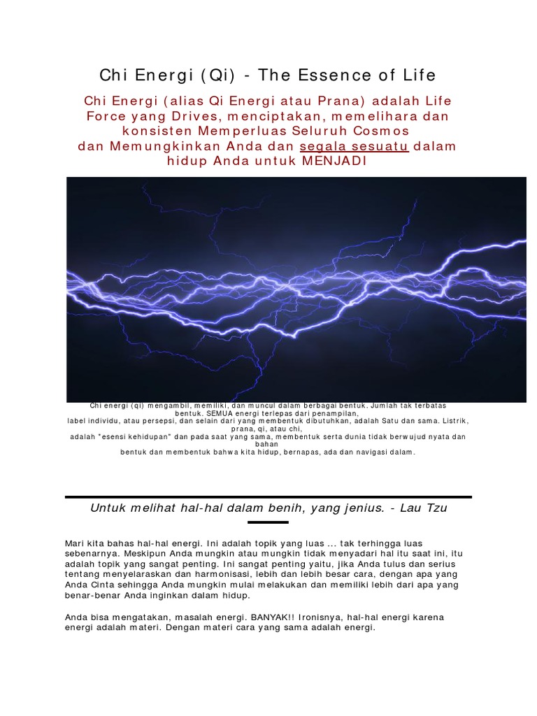 Chi Energi PDF | PDF