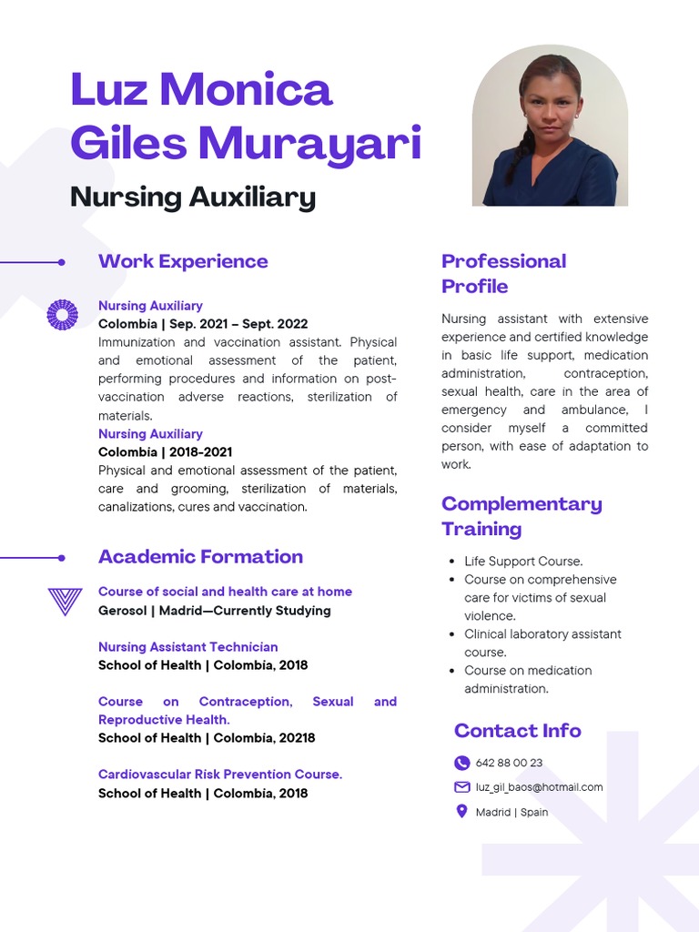 Purple White Bold Modern Digital Marketer CV PDF | PDF