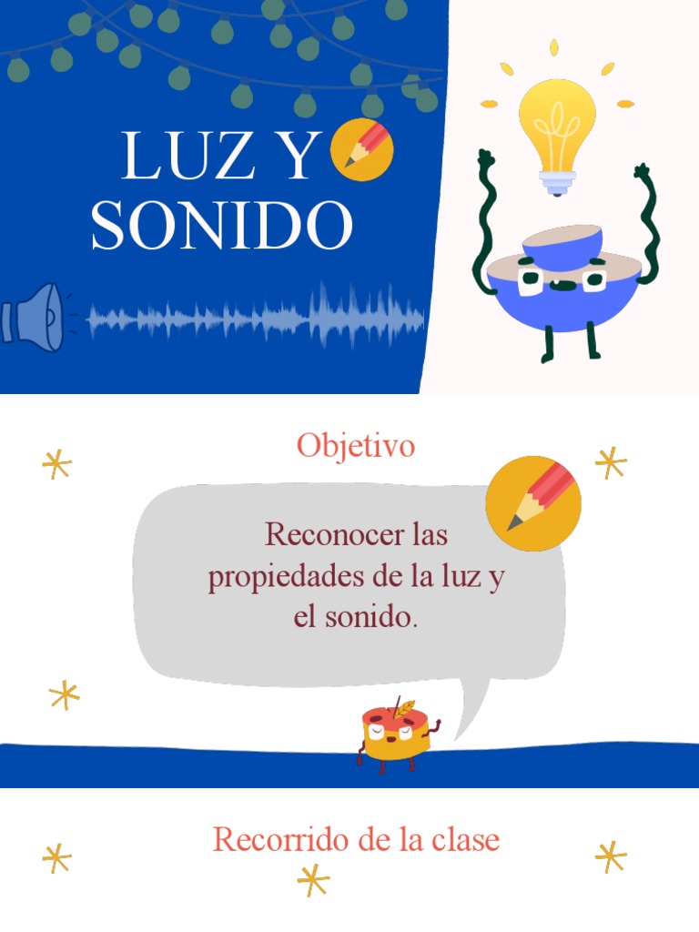 Luz y Sonido | PDF | Ligero | Sonido
