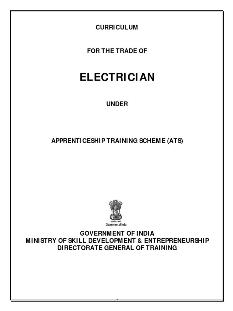 Electrician PDF | PDF | Apprenticeship | Electrical Wiring