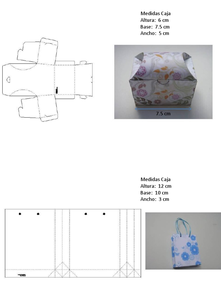 Medidas de Las Cajas | PDF