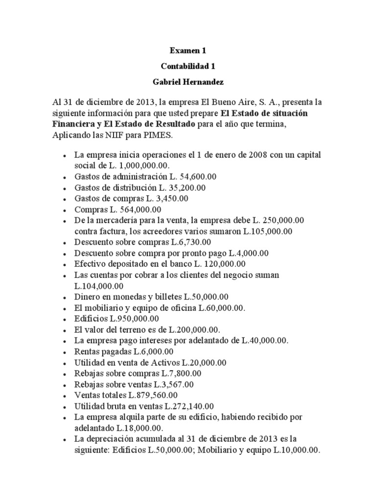 Examen 1 Ejercicio 7 | PDF